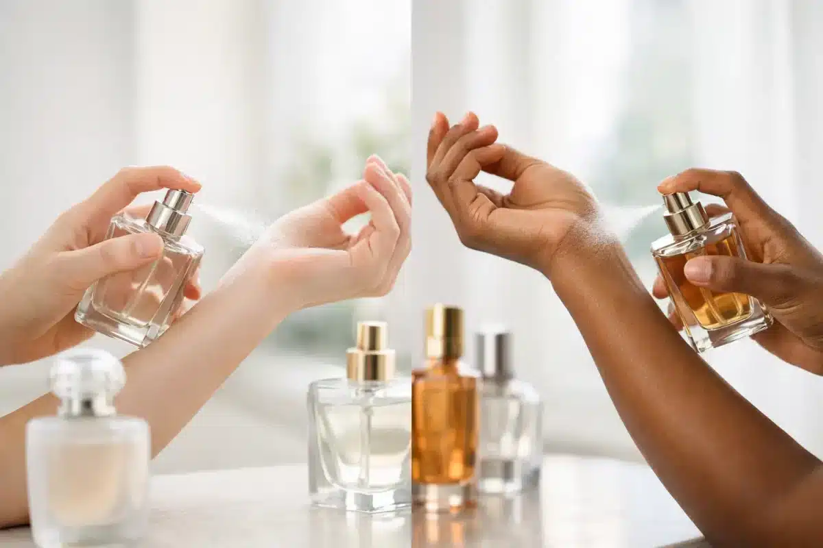 Does Skin Type Change Perfume Wear Time? Perfum On Skin